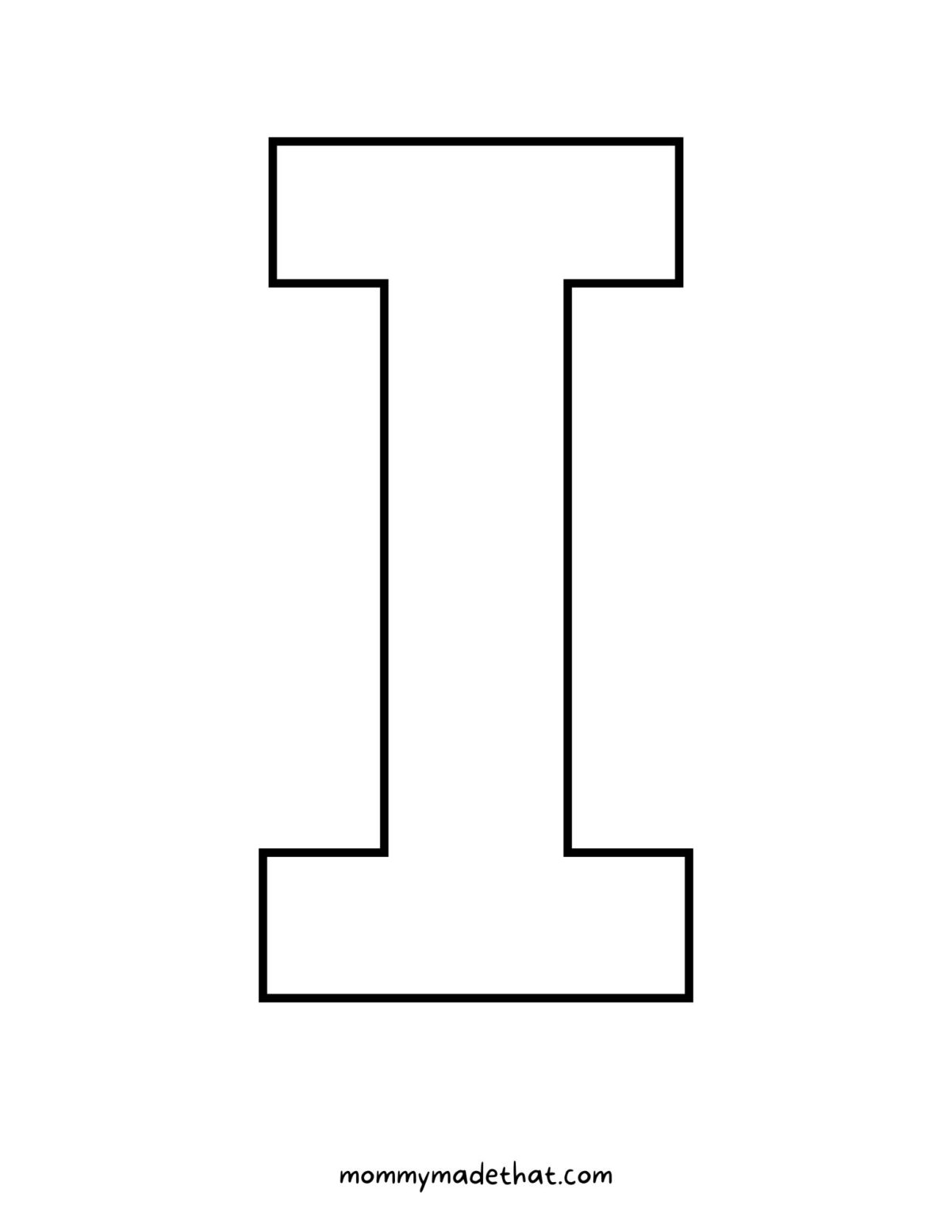Printable Letter I (Grab the Free Templates!)