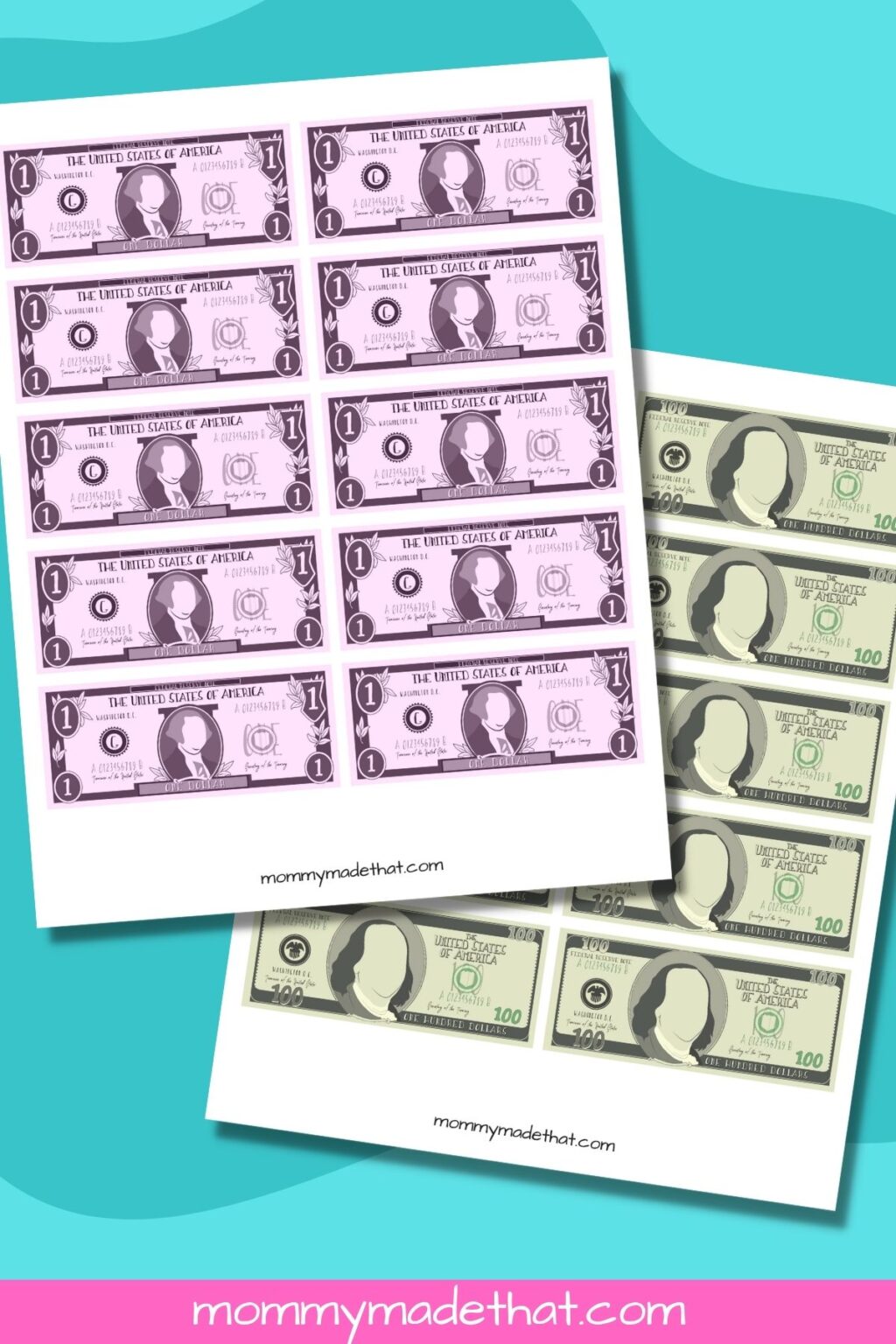 Printable Play Money (Lots of Free Fake Money Templates)