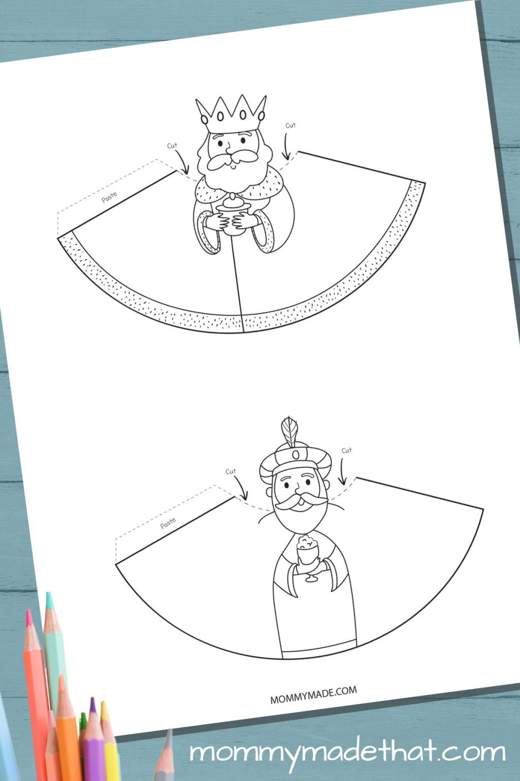 Free Printable Nativity Scene (Super Cute 3D Scene!)