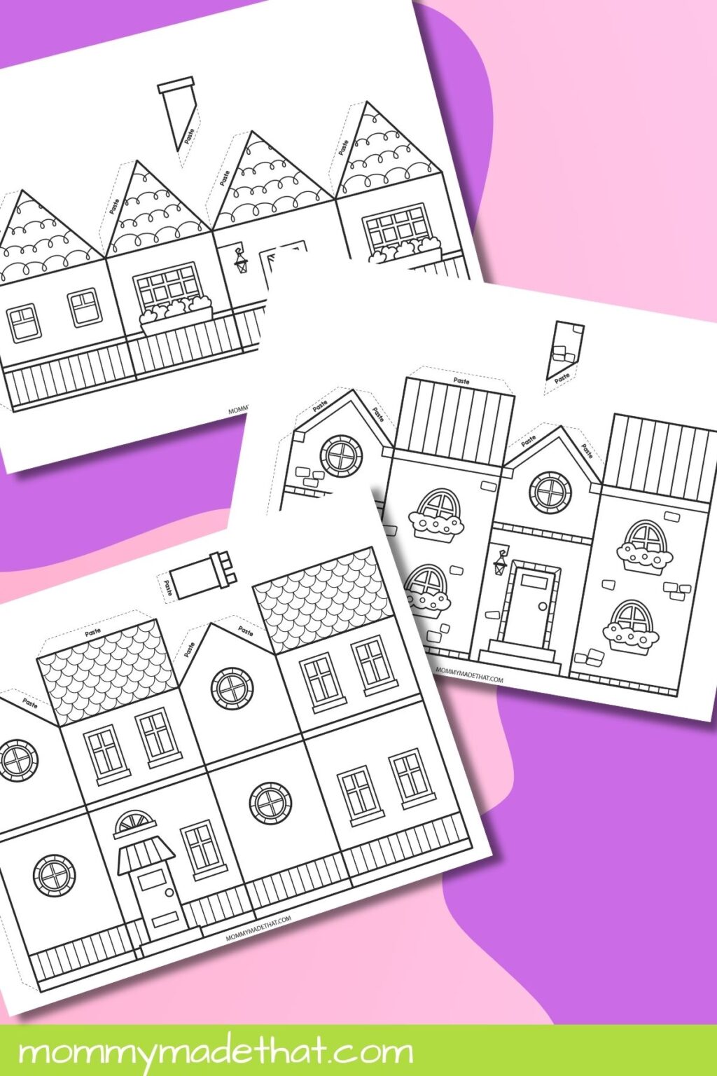 Paper House Templates (Lots of Cute Free Printables)
