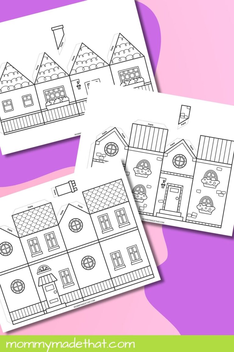 Paper House Templates (Lots of Cute Free Printables)