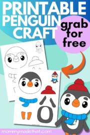 Printable Penguin Craft (With Free Template)