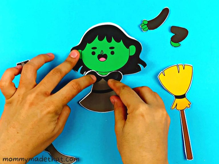 Cute Printable Witch Craft Template (Grab it for free!)