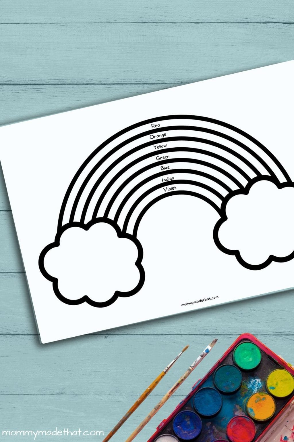 Free Rainbow Template Printables (Lots of Designs!)