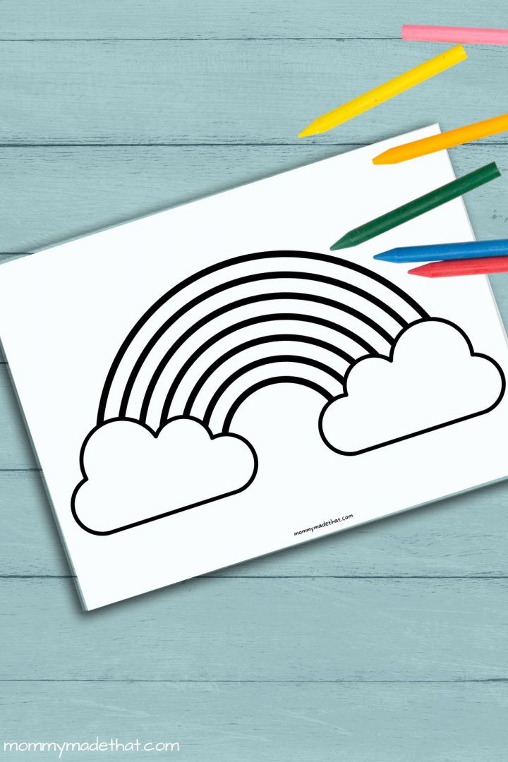 Free Rainbow Template Printables (Lots of Designs!)