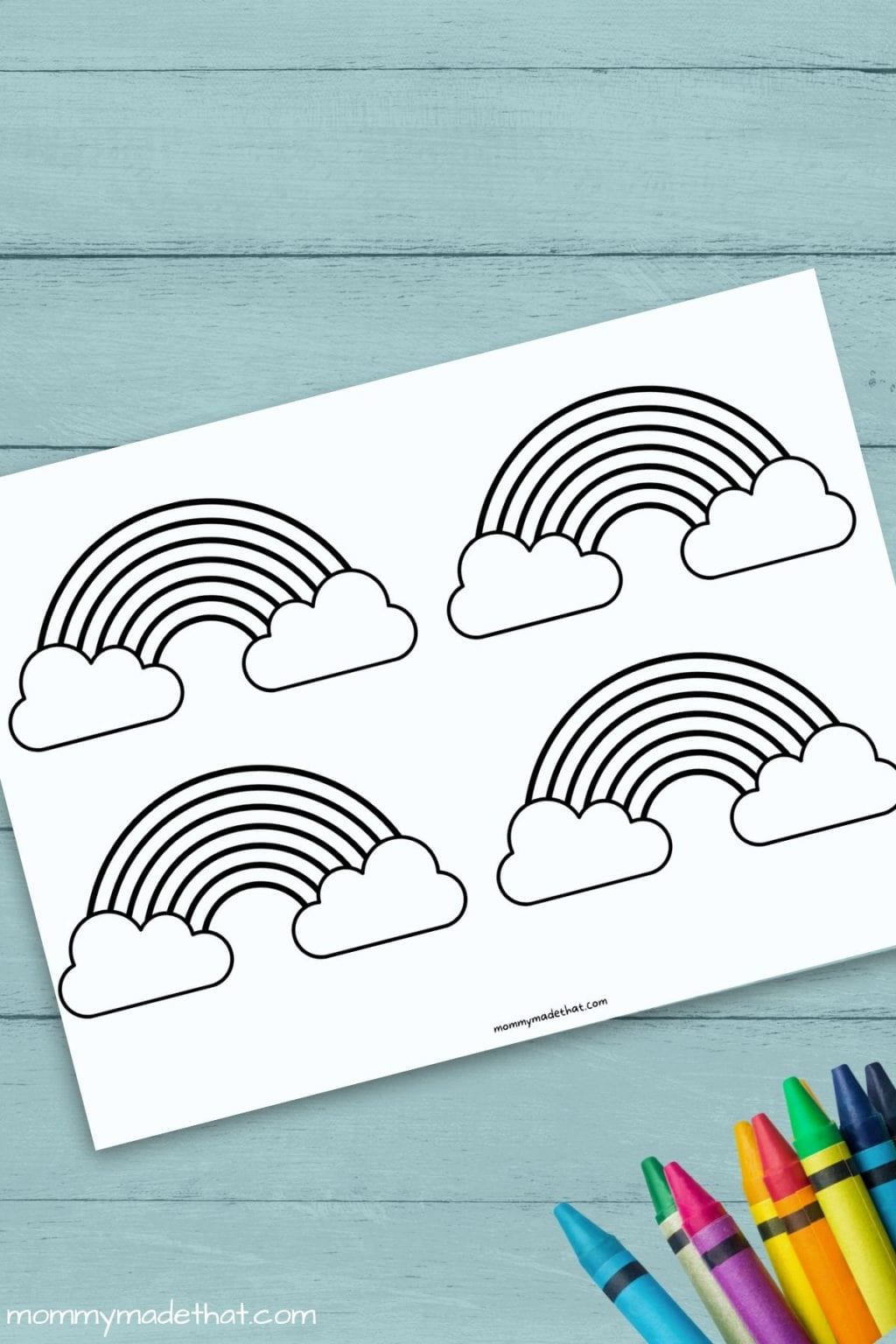 Free Rainbow Template Printables (Lots of Designs!)