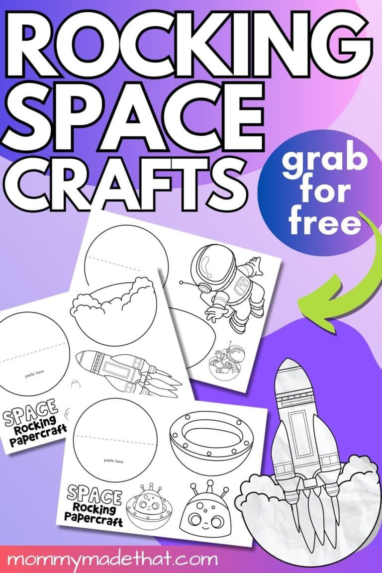 Rocking space crafts (Free Printables)