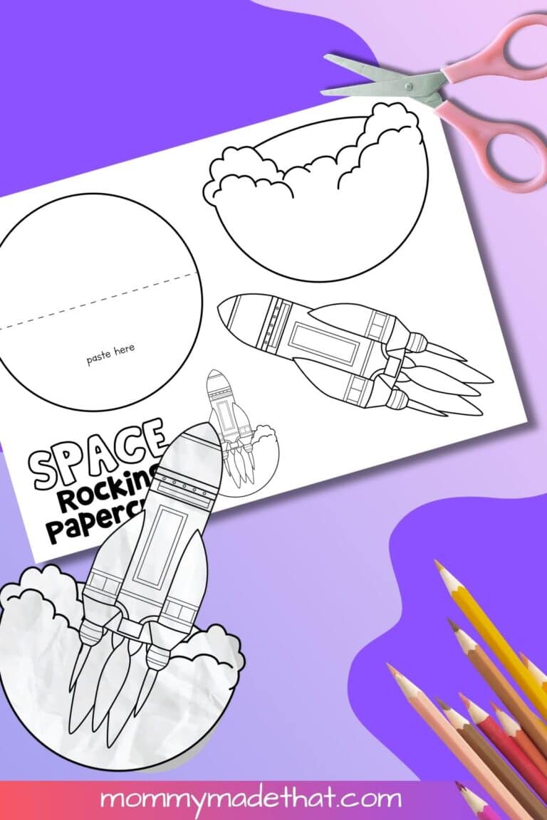 Rocking space crafts (Free Printables)