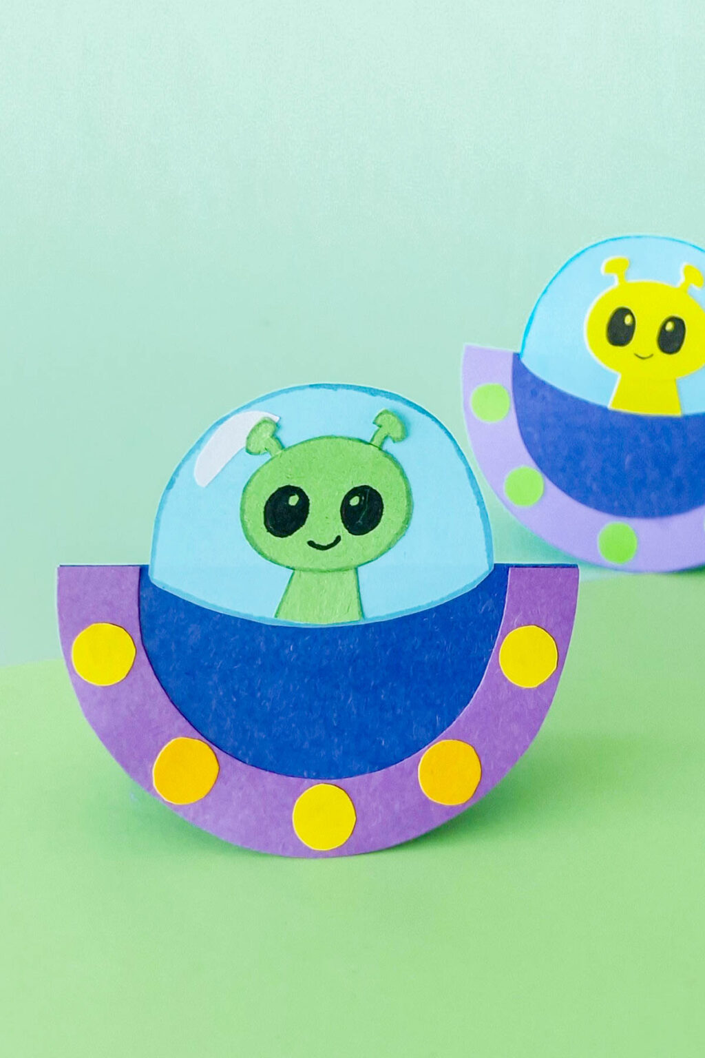 Rocking UFO Craft (Free Printable Template)