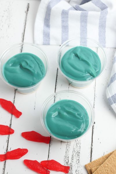 Sand and Beach Pudding Cups