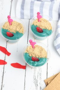 Sand and Beach Pudding Cups