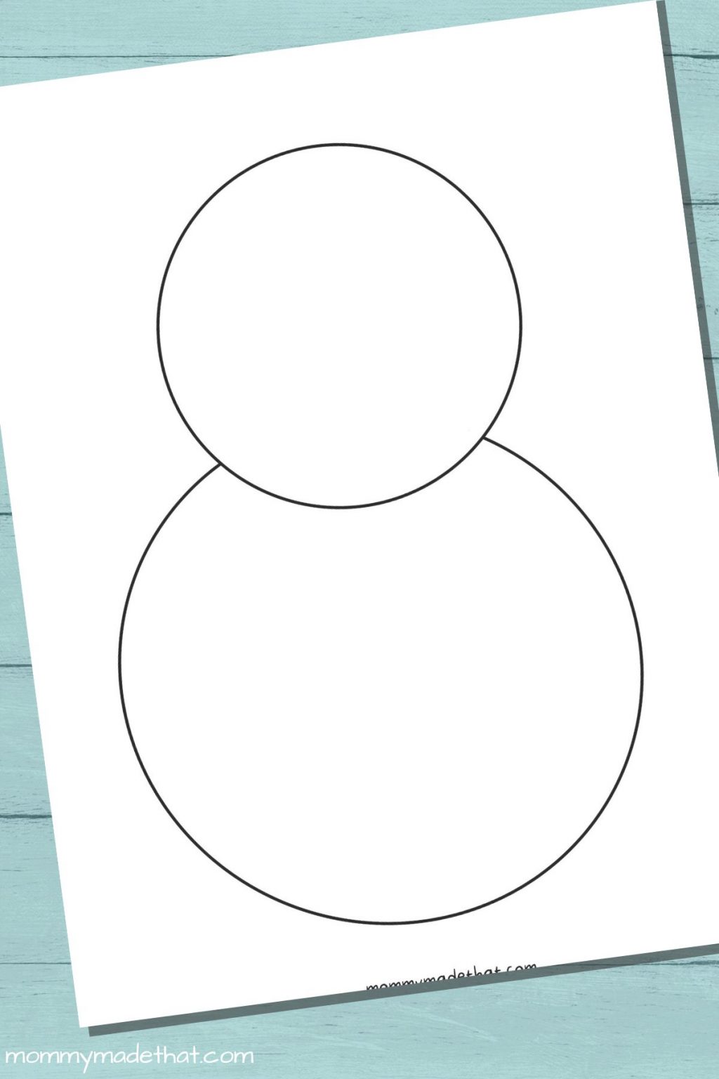 Free Snowman Template Printables (Tons to choose from!)