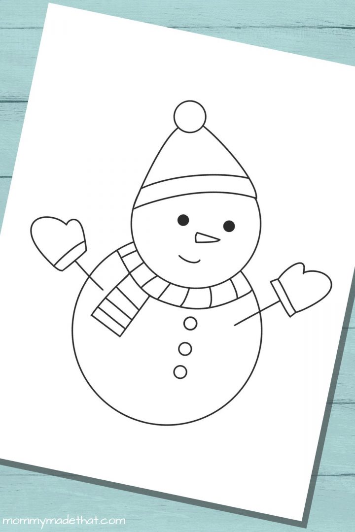 Free Snowman Template Printables (Tons to choose from!)