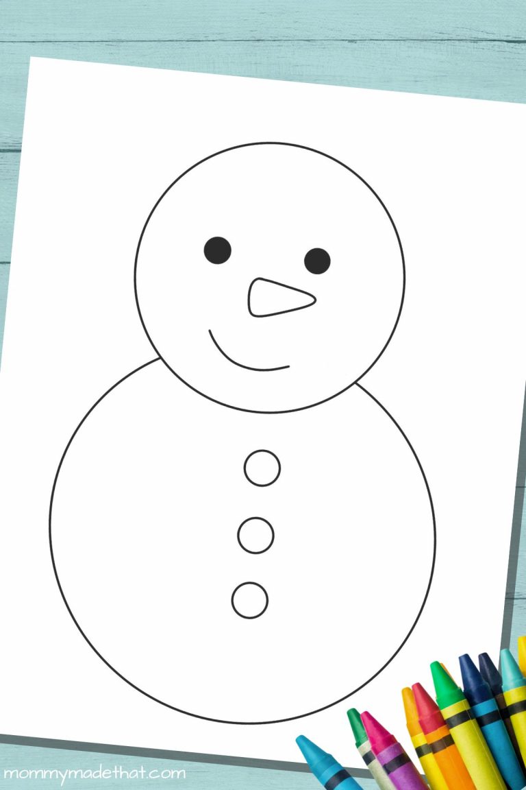 Free Snowman Template Printables (Tons to choose from!)