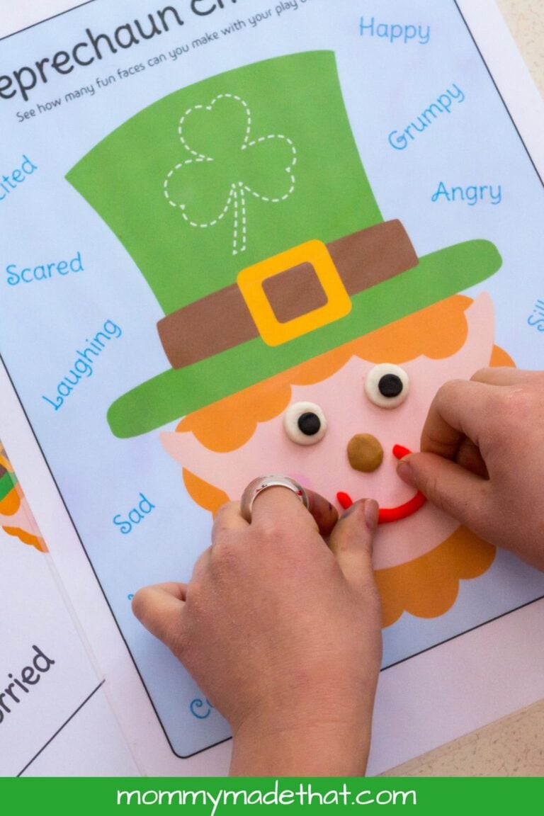 St. Patricks Day Play Doh Mats
