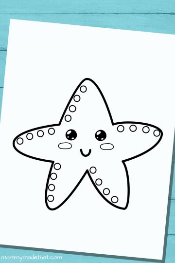 Free Printable Starfish Template & Outlines for Best Ocean Crafts