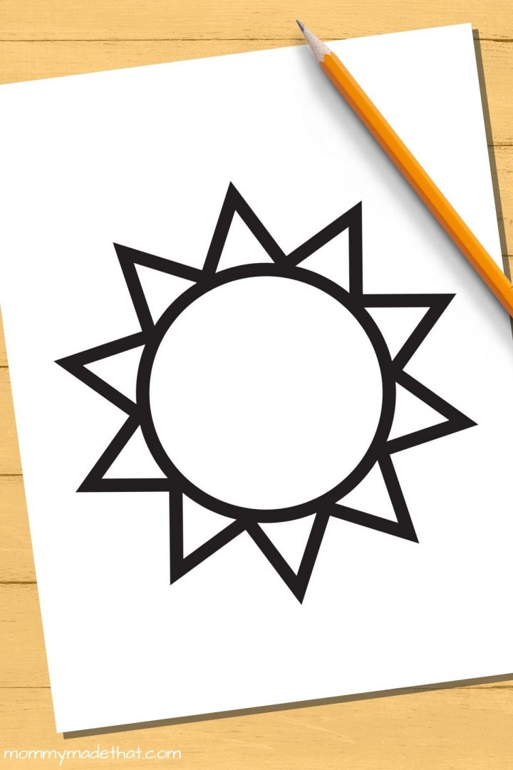 Sun Templates for Summer Fun (Tons of Free Printables!)