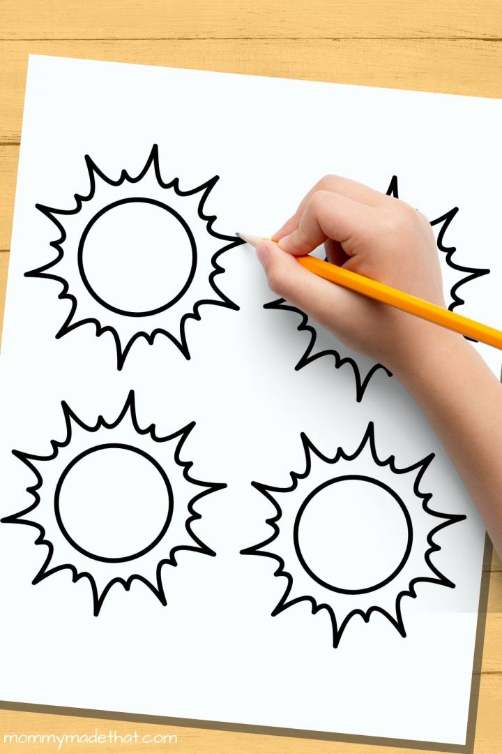 Sun Templates for Summer Fun (Tons of Free Printables!)