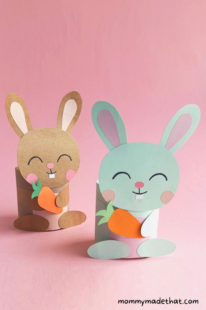 Easy Toilet Paper Roll Bunnies: A Cute Easter Bunny Craft for Kids!
