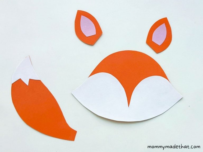 Toilet Paper Roll Fox Craft (+Free Printable Template)