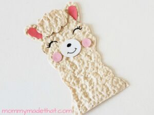 Toilet Paper Roll Llama Craft