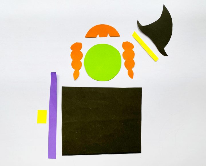 Toilet Paper Roll Witch Craft for Halloween