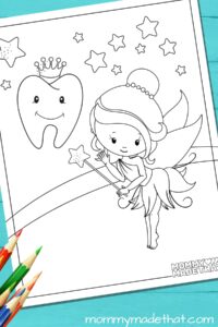 Fun Tooth Fairy Coloring Pages for Kids (Free Printables!)