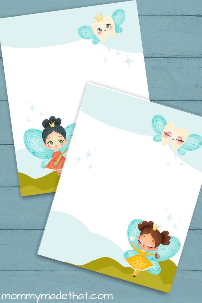 Printable Tooth Fairy Letters (Lots of cute free printables!)