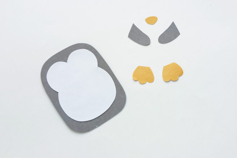 Penguin Valentine Craft (With Free Printable Template)