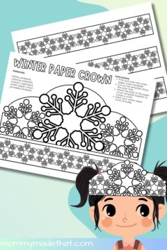 Paper Winter Crown (Free Printable)