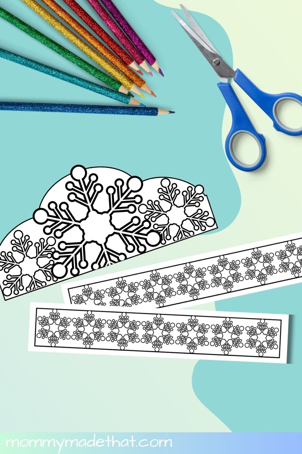 Paper Winter Crown (Free Printable)