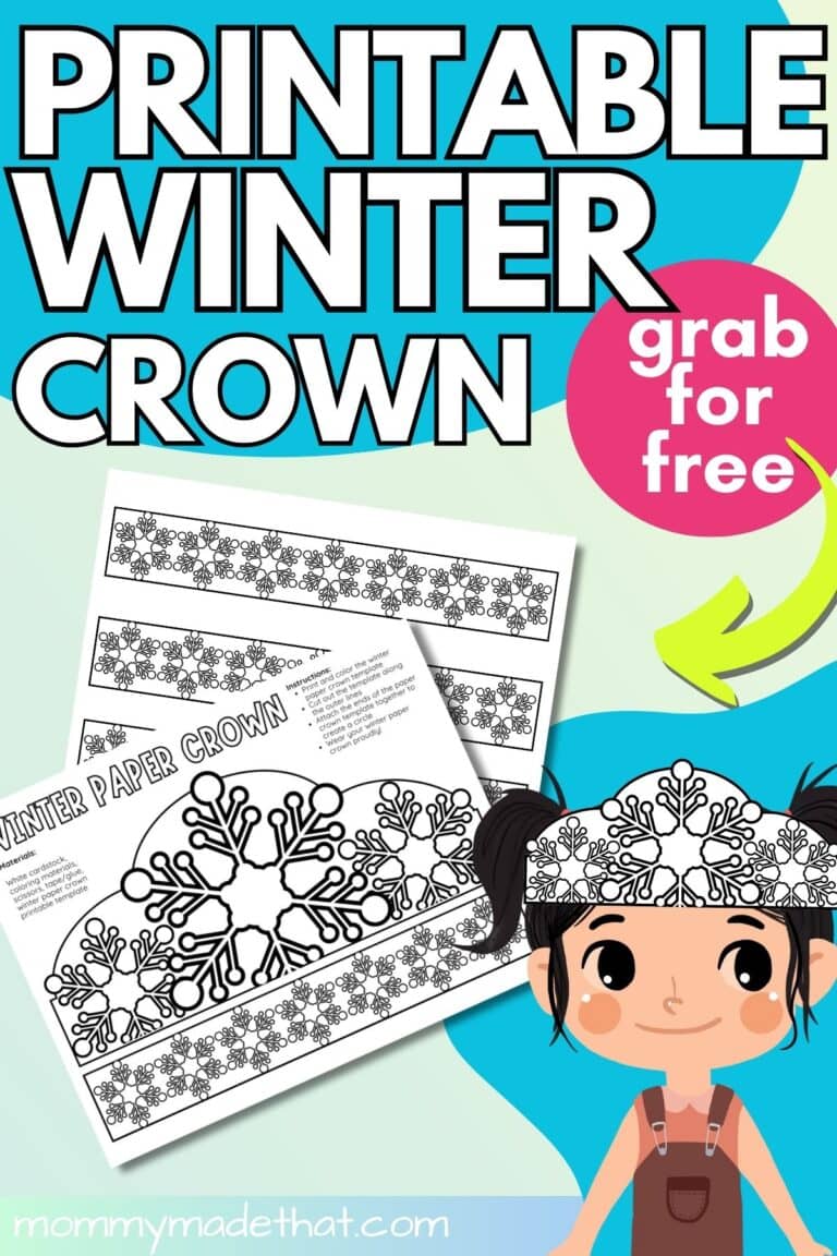 Paper Winter Crown (Free Printable)