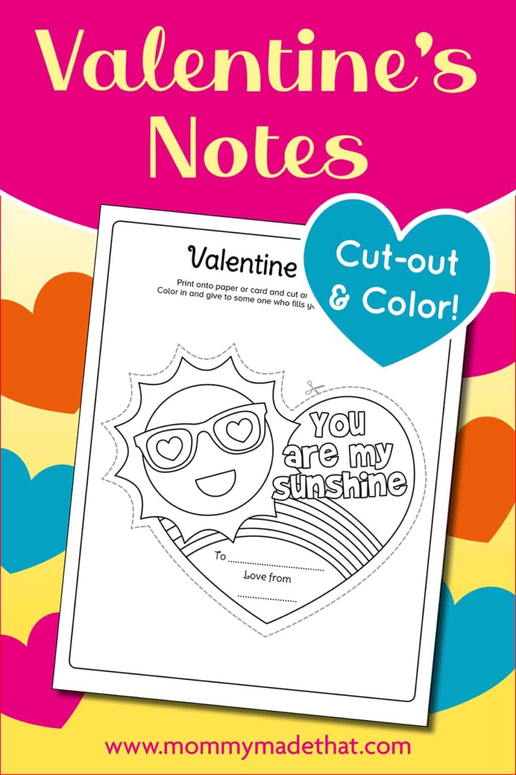 You Are My Sunshine Printable